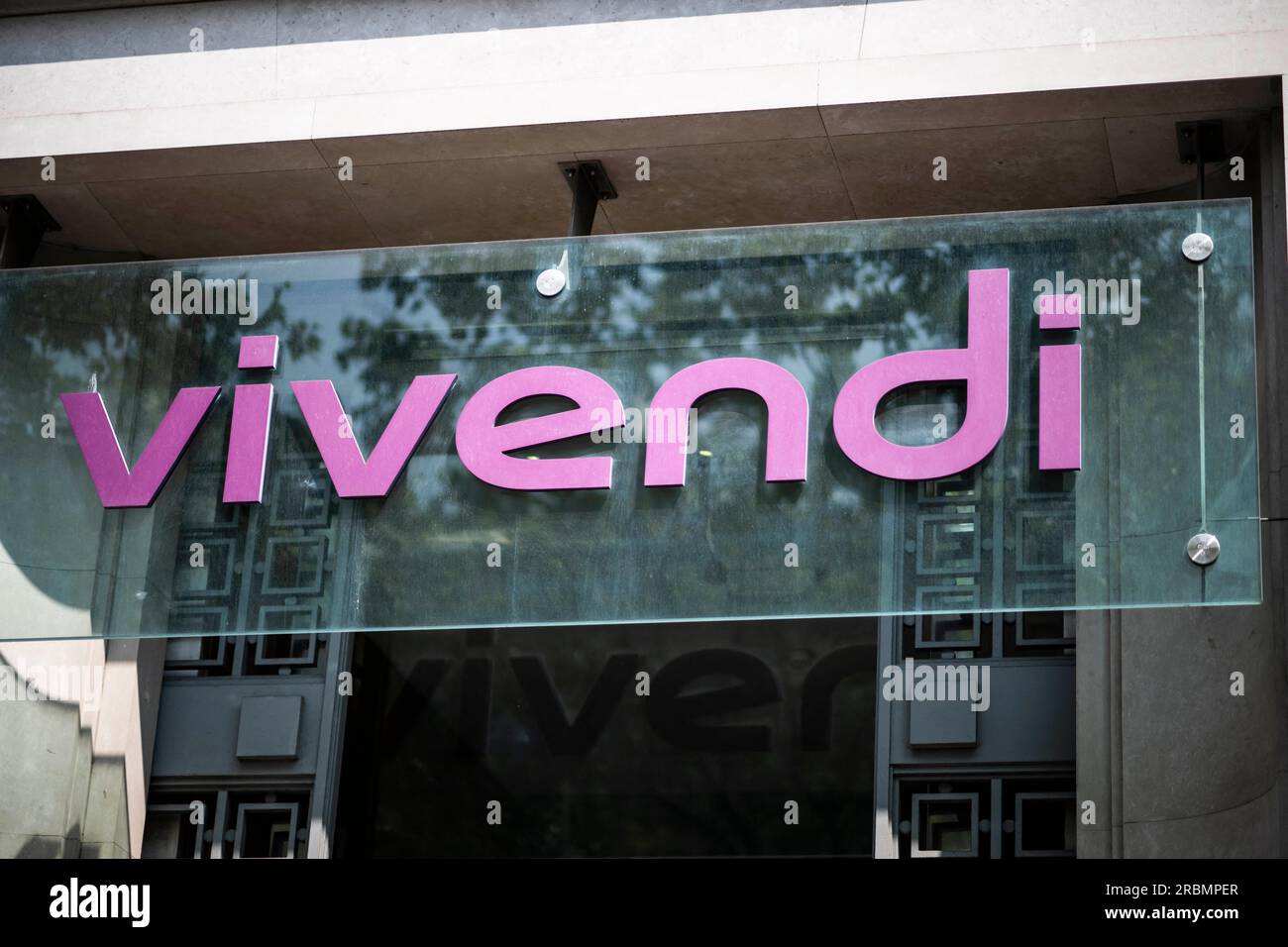 Paris, France. 10th July, 2023. This pictures shows Vivendi ...