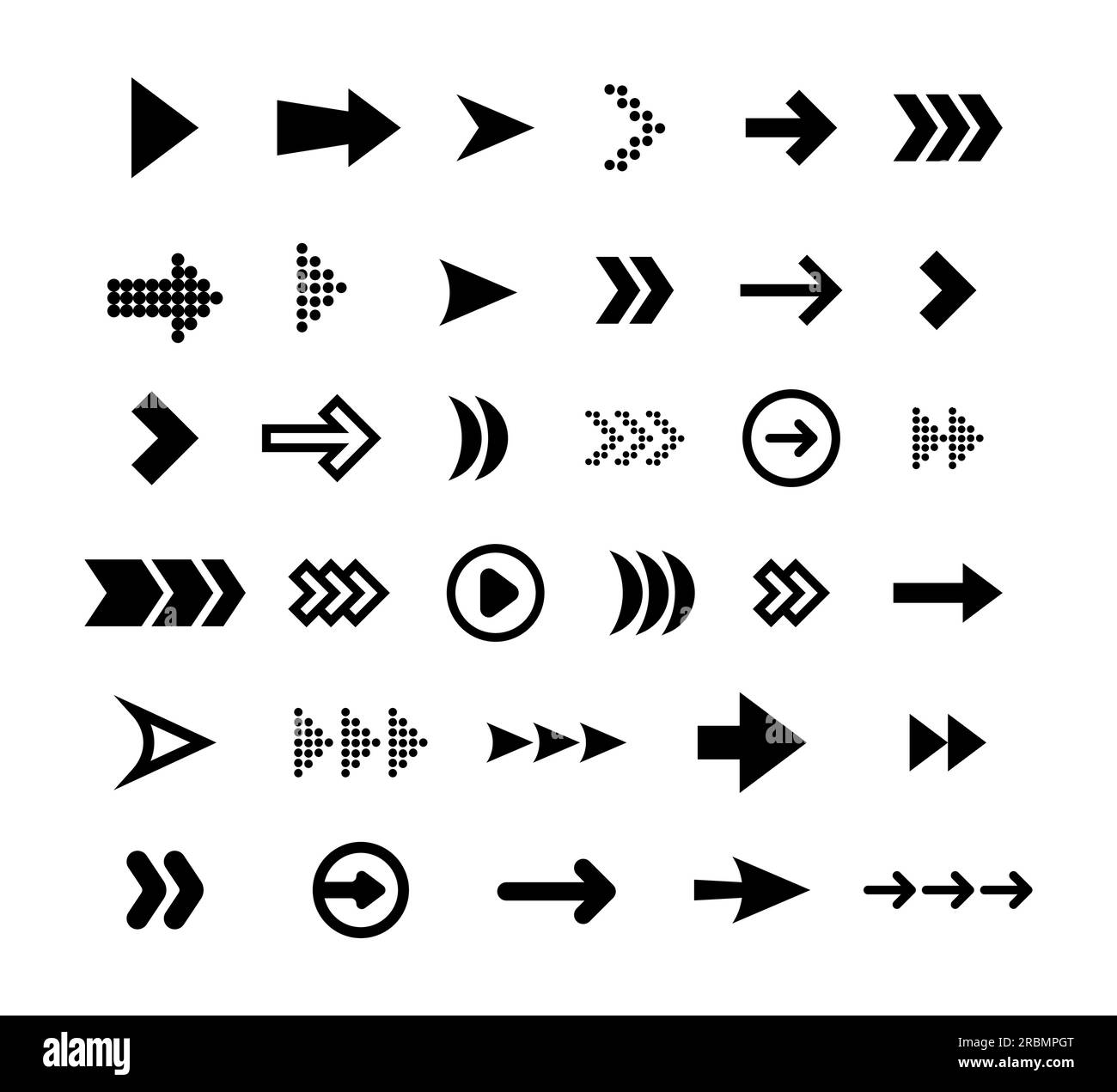 Big set symbol red Black and White Stock Photos & Images - Alamy