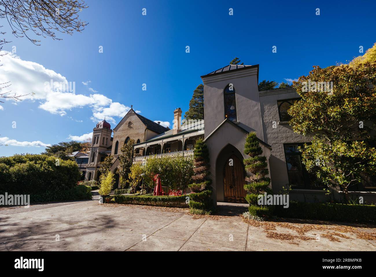 The Convent Daylesford in Australia Stock Photo - Alamy