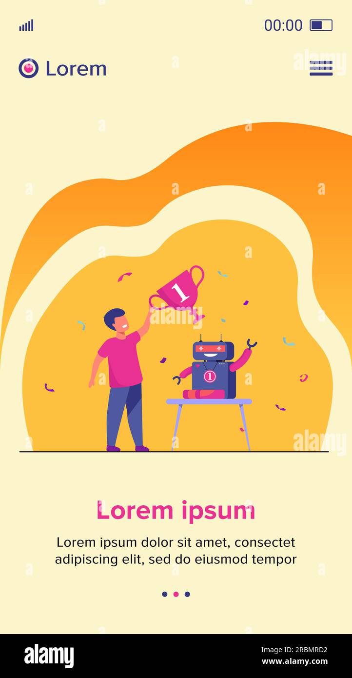 Child getting award for robot Stock Vector Image & Art - Alamy Child getting award for robot Stock Vector Image & Art - Alamy