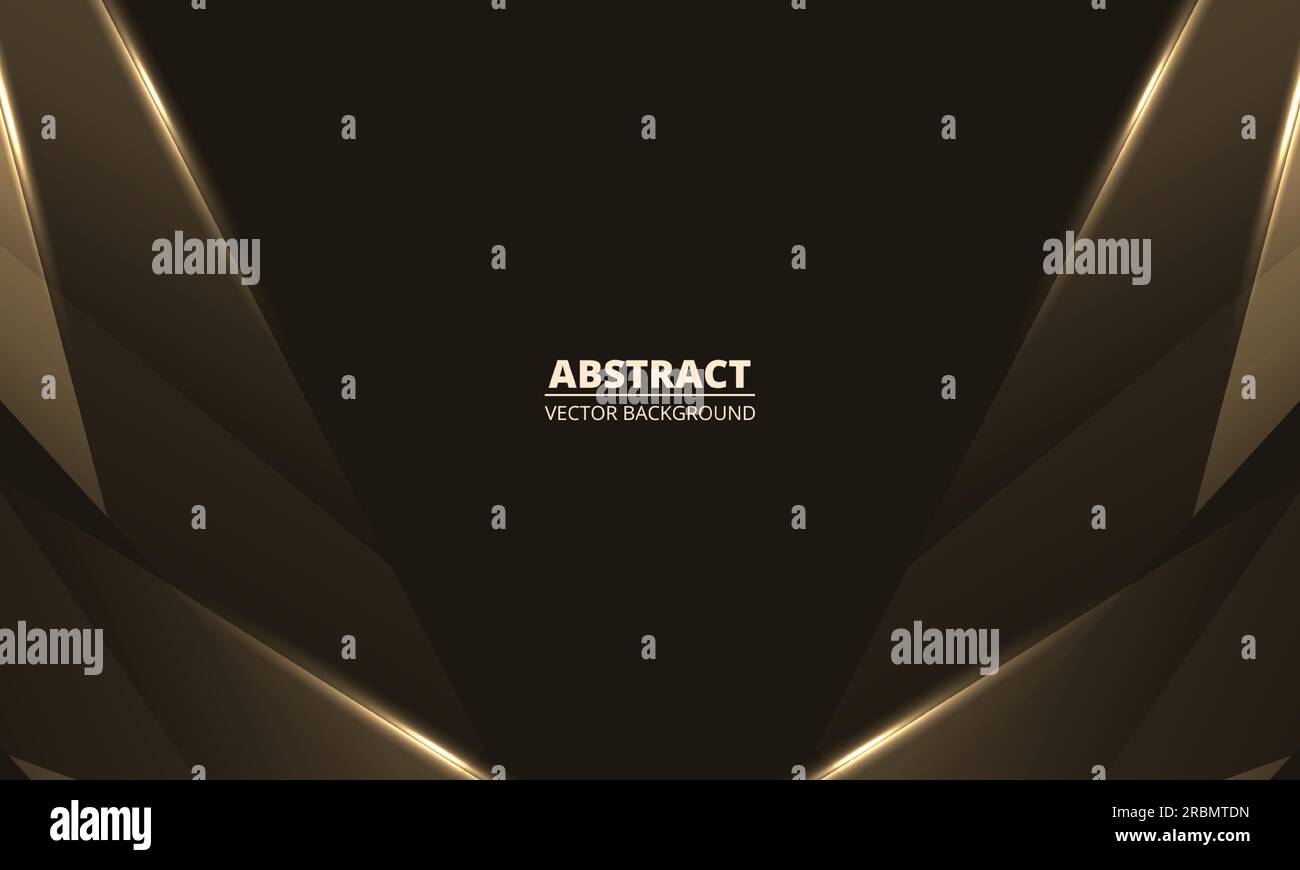 Abstract futuristic dark brown background with dynamic glowing arrows ...