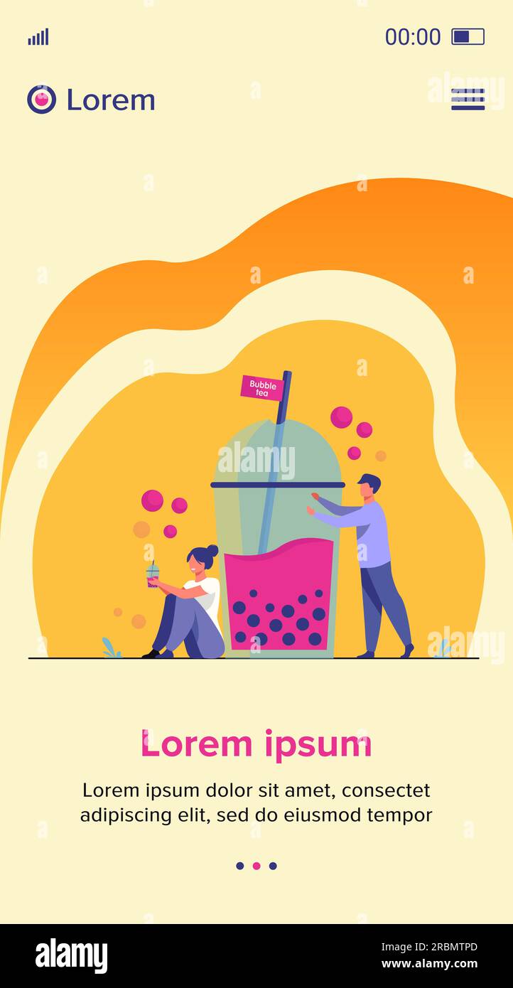 Summer drinking woman Stock Vector Images - Alamy