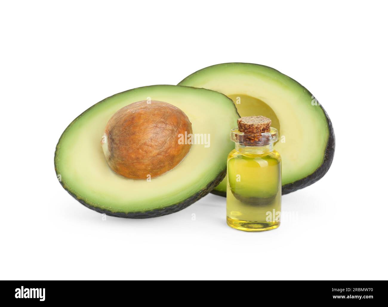 Avocado oil bottle Cut Out Stock Images & Pictures - Alamy