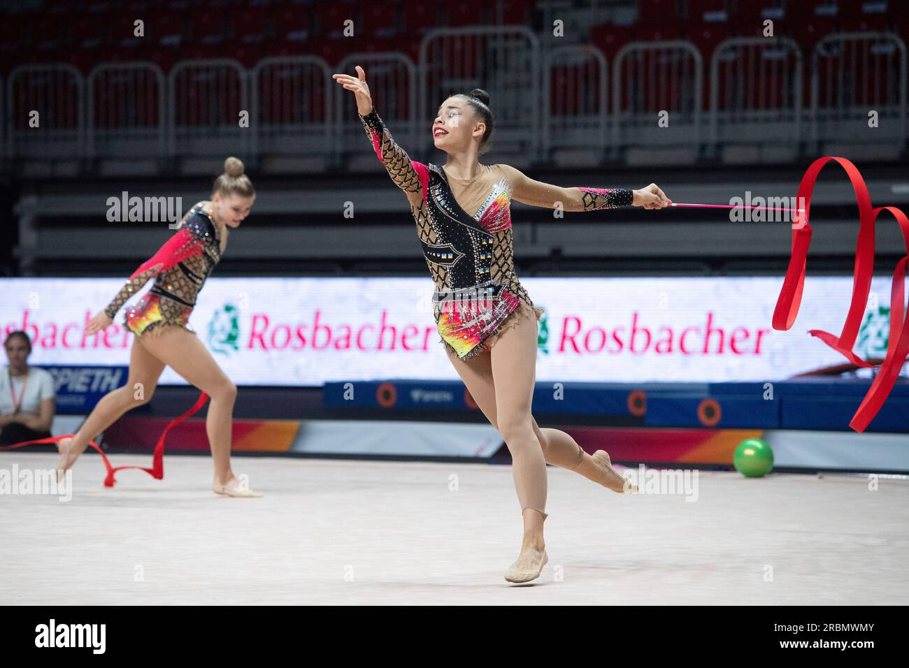 The German national team, Team RSG, action, gymnastics, rhythmic ...