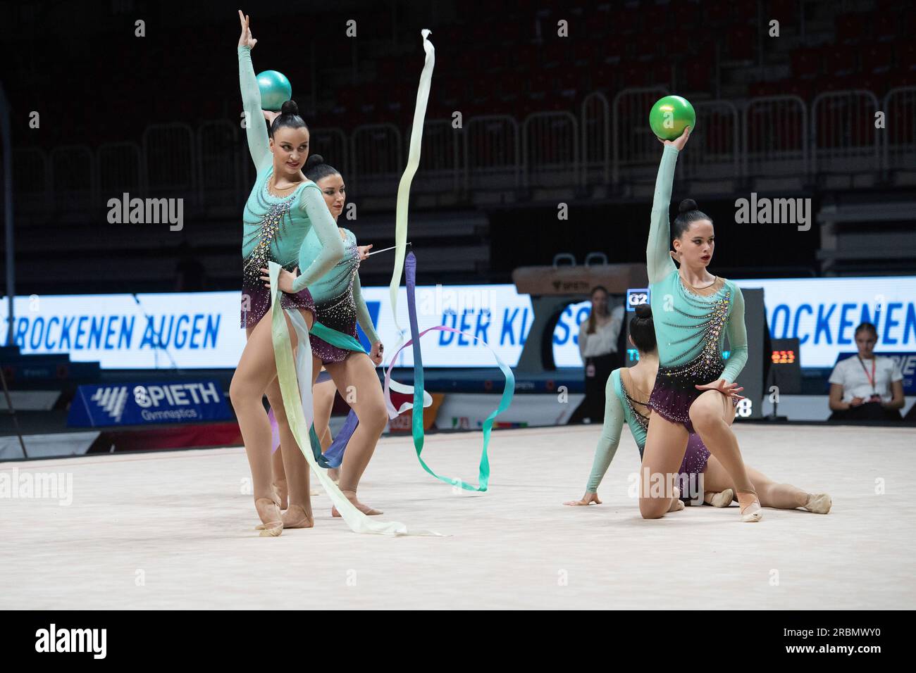 Ribbons rhythmic gymnastics hi-res stock photography and images - Alamy