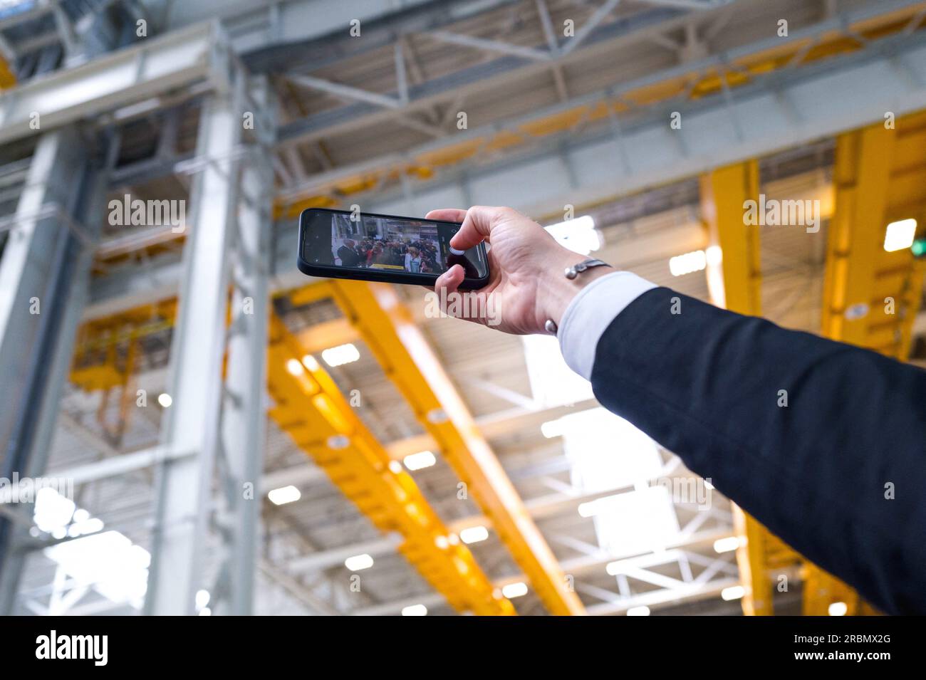 Inauguration of the new Airbus A320-A321 Family final assembly line in ...