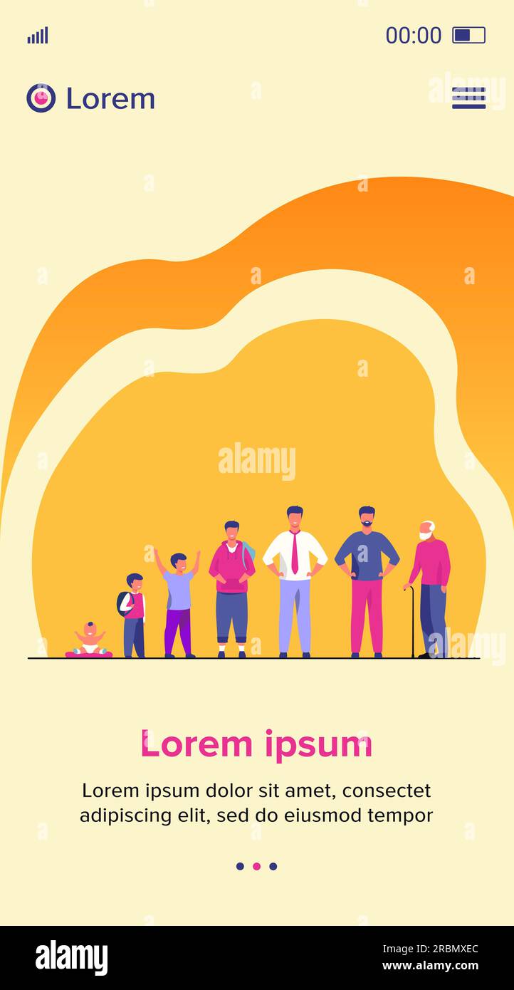 Man life cycle concept Stock Vector Image & Art - Alamy