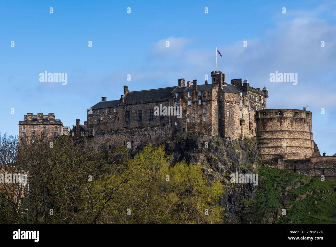 The Edinburgh Castle in city of Edinburgh, Scotland, UK Stock Photo - Alamy