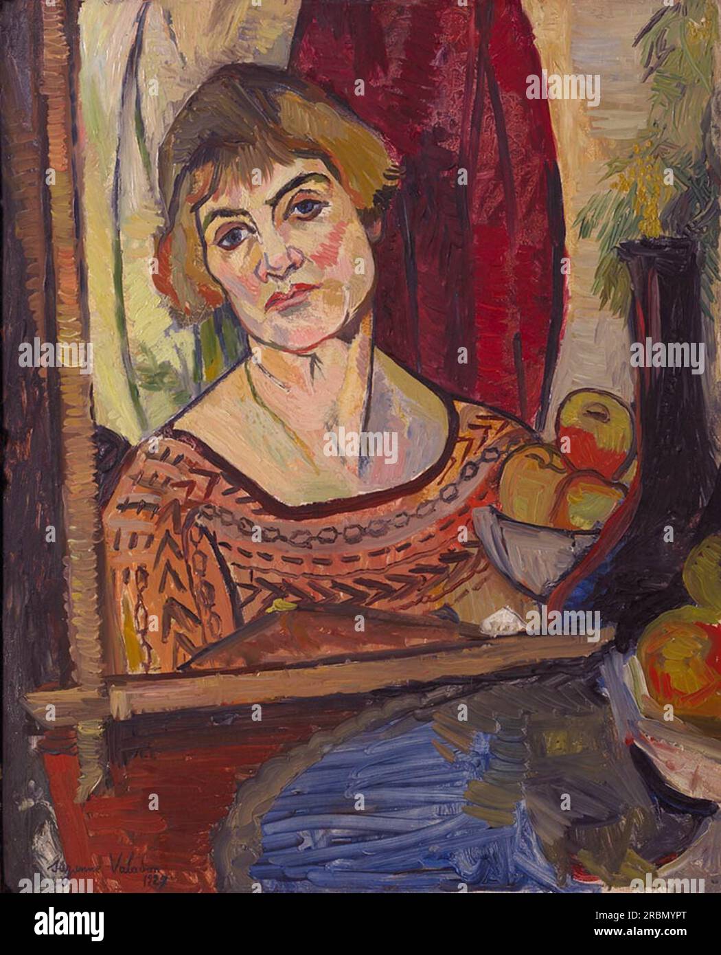 Self-Portrait 1927; Paris, France by Suzanne Valadon Stock Photo - Alamy