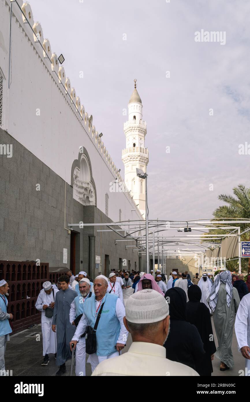 Medinah, Saudi Arabia - December 22, 2022: Quba Mosque. The first ...