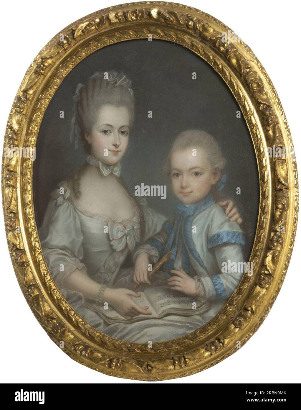 Portrait of Marie Antoinette and Louis Joseph, Dauphin De France by ...