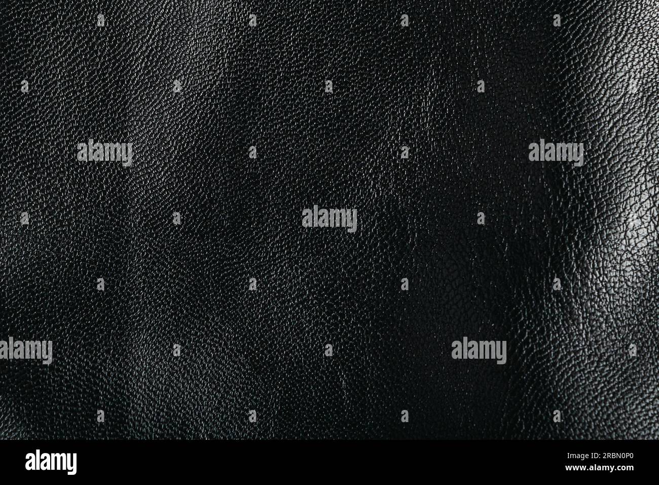 Texture of natural leather close up. Background of black leather ...