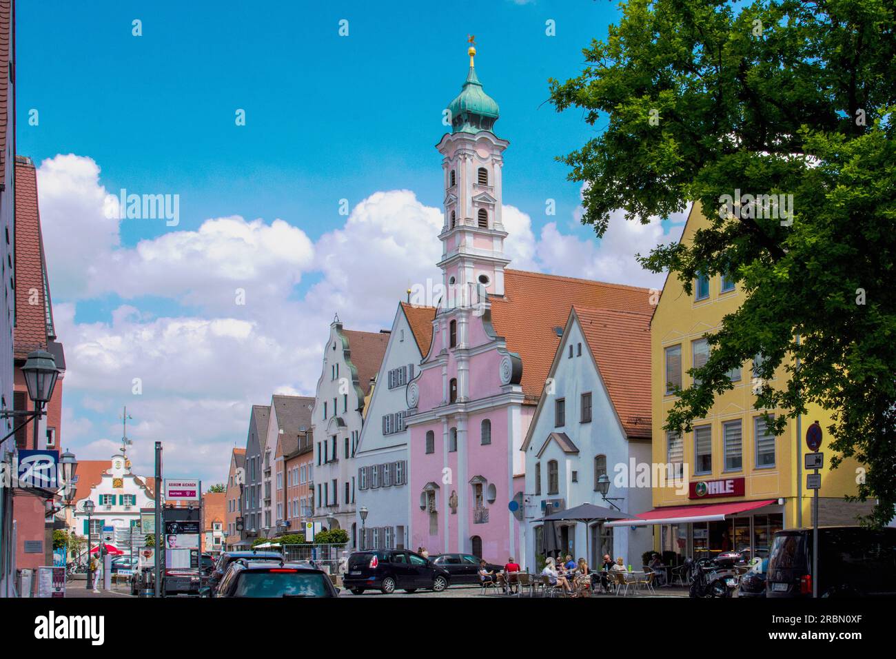 Aichach Wittesbacher Land, on the Romantic Road, Bavaria ,Germany Stock ...