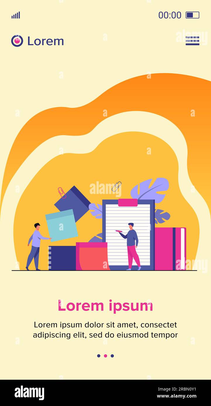 Office workers taking notes Stock Vector Image & Art - Alamy