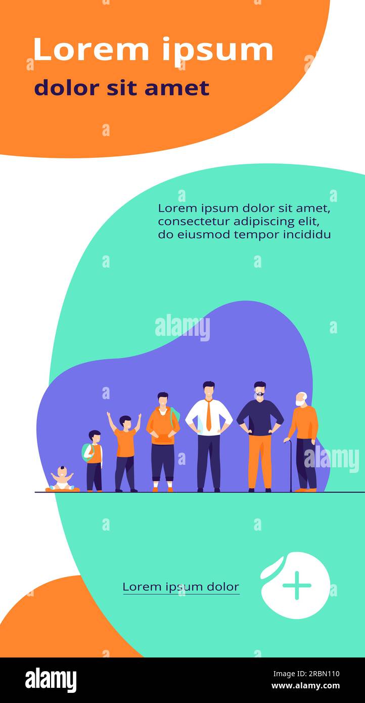 Man life cycle concept Stock Vector Image & Art - Alamy