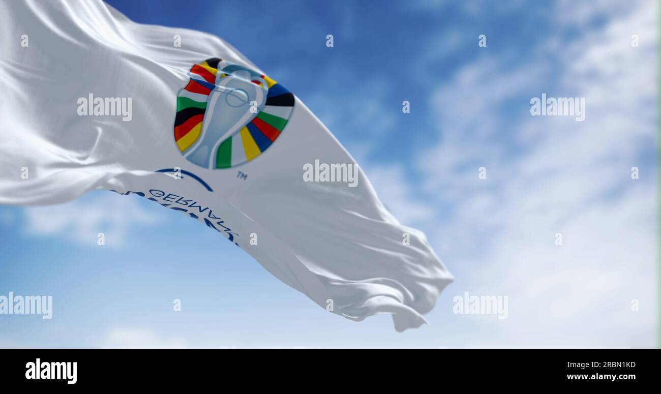 Berlin, DE, June 30 2023: UEFA Euro 2024 European Football Championship ...