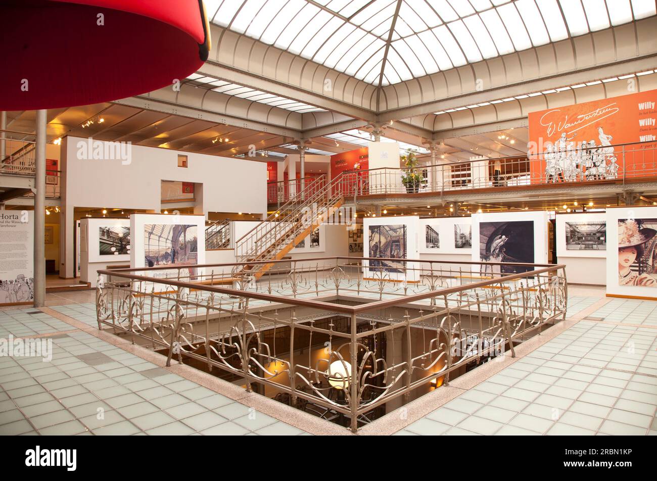 Comic museum, comics museum, Brussels, Belgium Stock Photo - Alamy