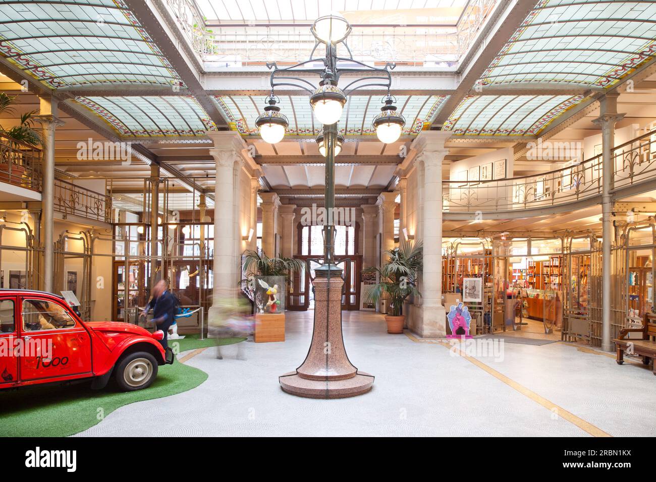 Comic museum, comics museum, Brussels, Belgium Stock Photo - Alamy