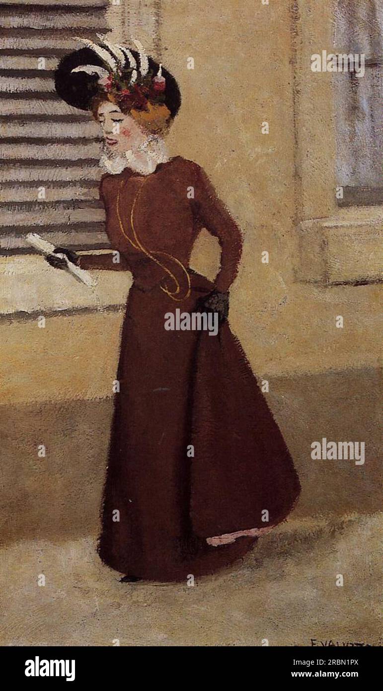 Woman with plumed hat hi-res stock photography and images - Alamy