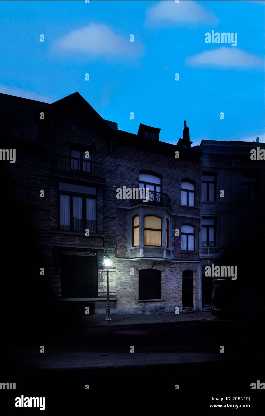 Magritte House Museum, Brussels, Belgium Stock Photo - Alamy