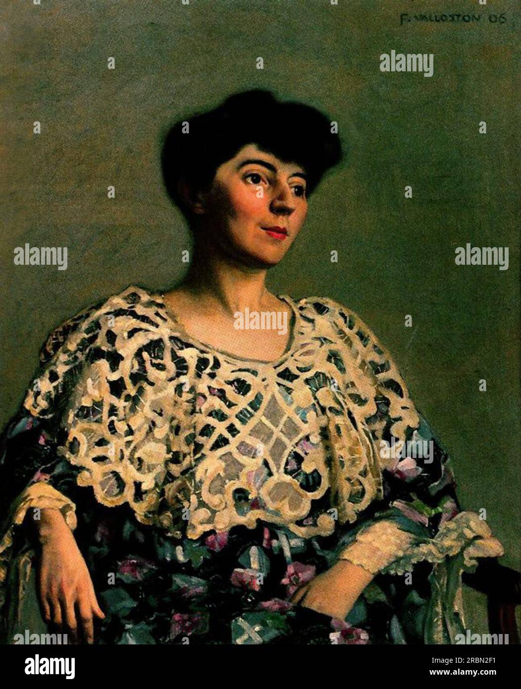 Marthe Mellot (wife of Alfred Natanson) 1906 by Felix Vallotton Stock ...