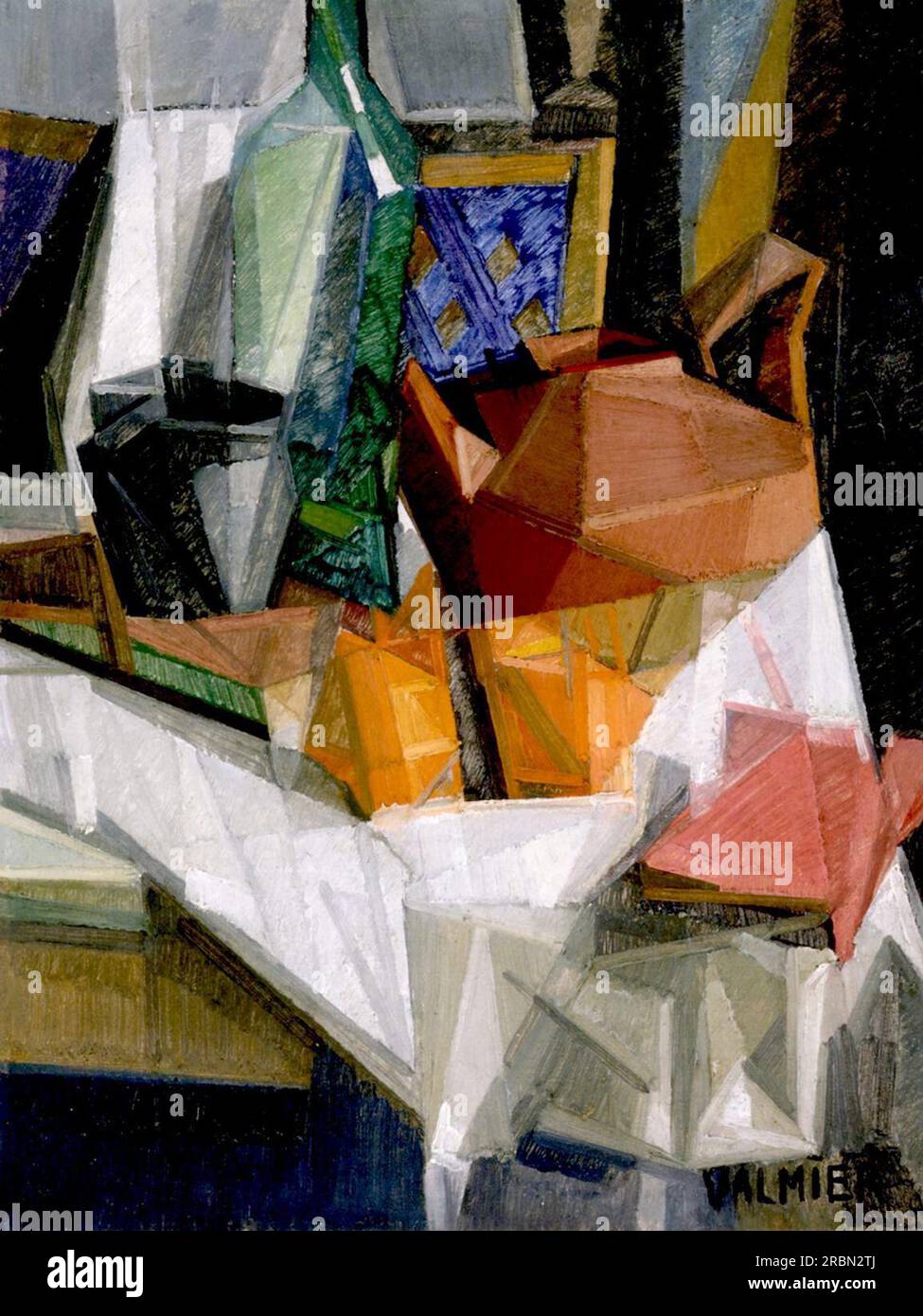 Still Life No. 3 1911 by Georges Valmier Stock Photo - Alamy