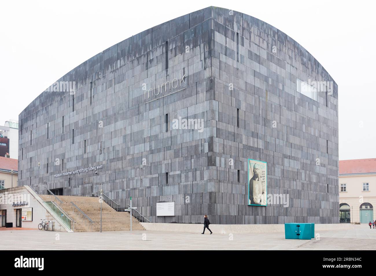 Vienna, Austria, Museum quarter , The MUMOK Stock Photo - Alamy