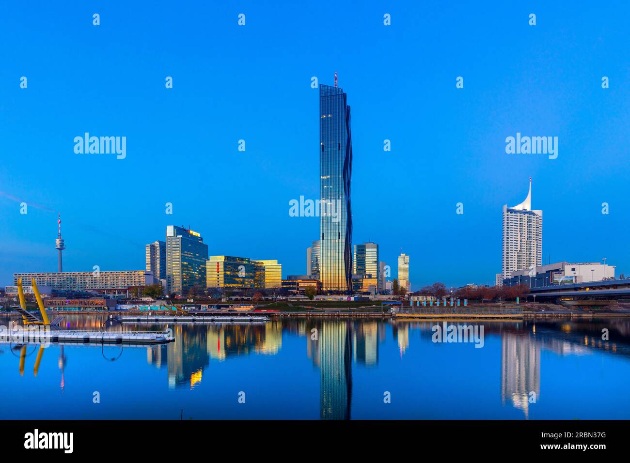 Vienna, Austria, DC1 Tower Stock Photo - Alamy