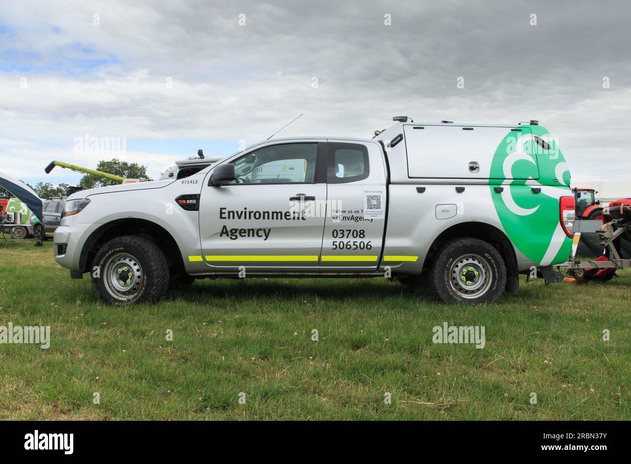 Environment Agency pick up truck Stock Photo - Alamy