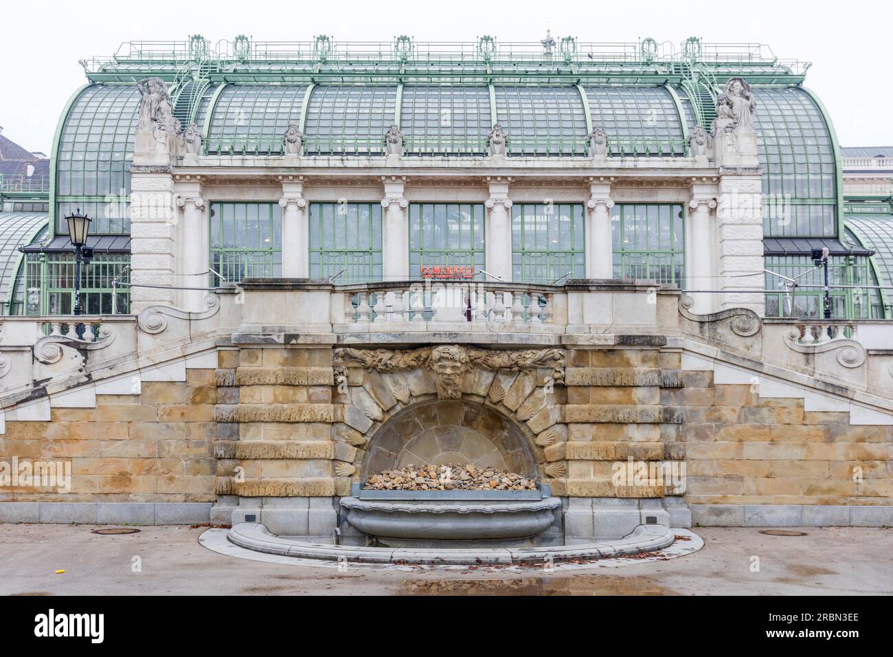 Vienna, Austria, The Palmenhaus Restaurant Stock Photo - Alamy