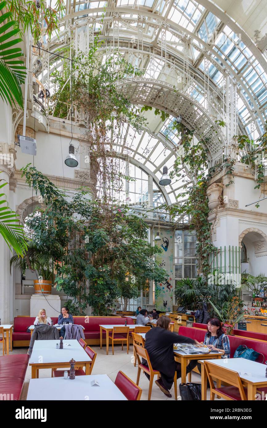 Vienna, Austria, The Palmenhaus Restaurant Stock Photo - Alamy