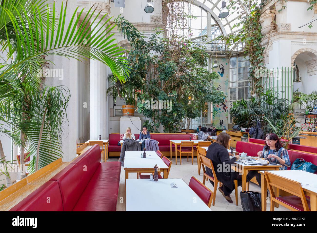 Vienna, Austria, The Palmenhaus Restaurant Stock Photo - Alamy