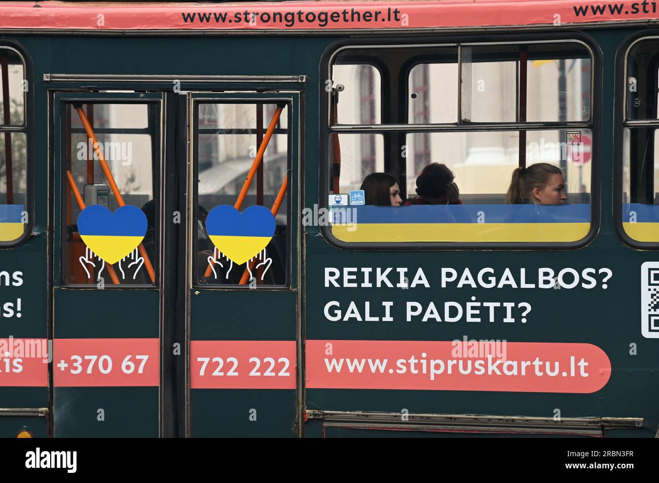Vilnius, Lithuania. 10th July, 2023. Views of Vilnius before the NATO ...