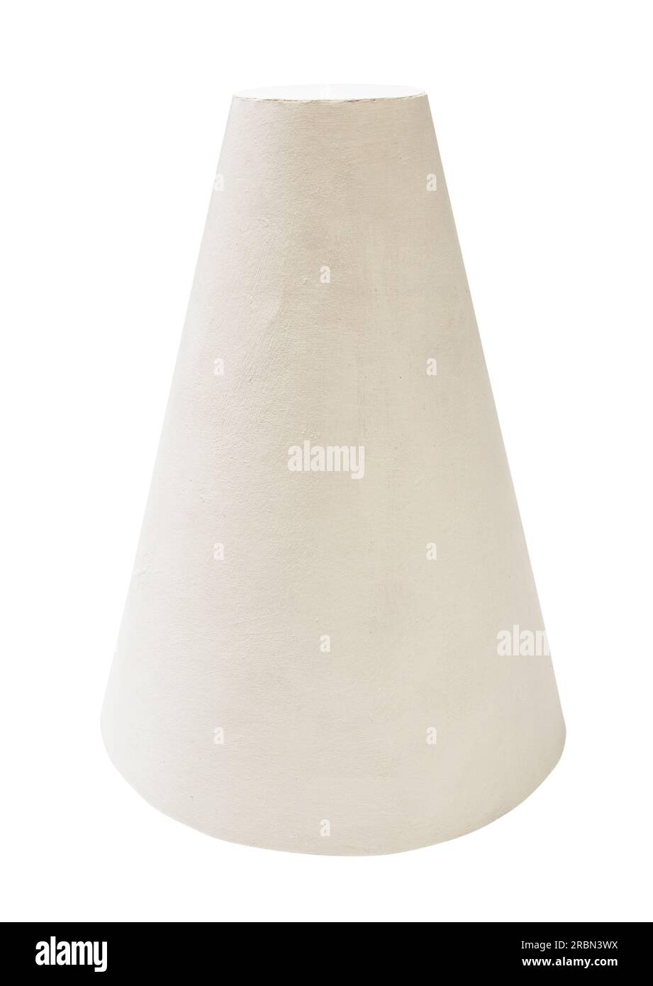 hand-crafted from paper frustum cone three-dimensional geometric shape ...