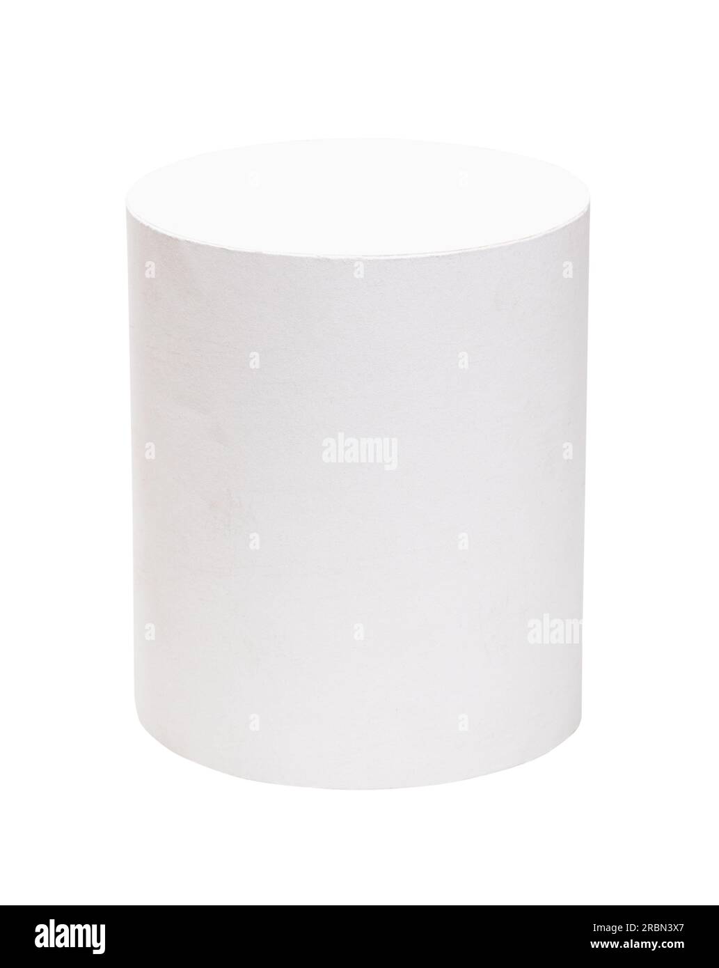 hand-crafted from paper cylinder three-dimensional geometric shape ...