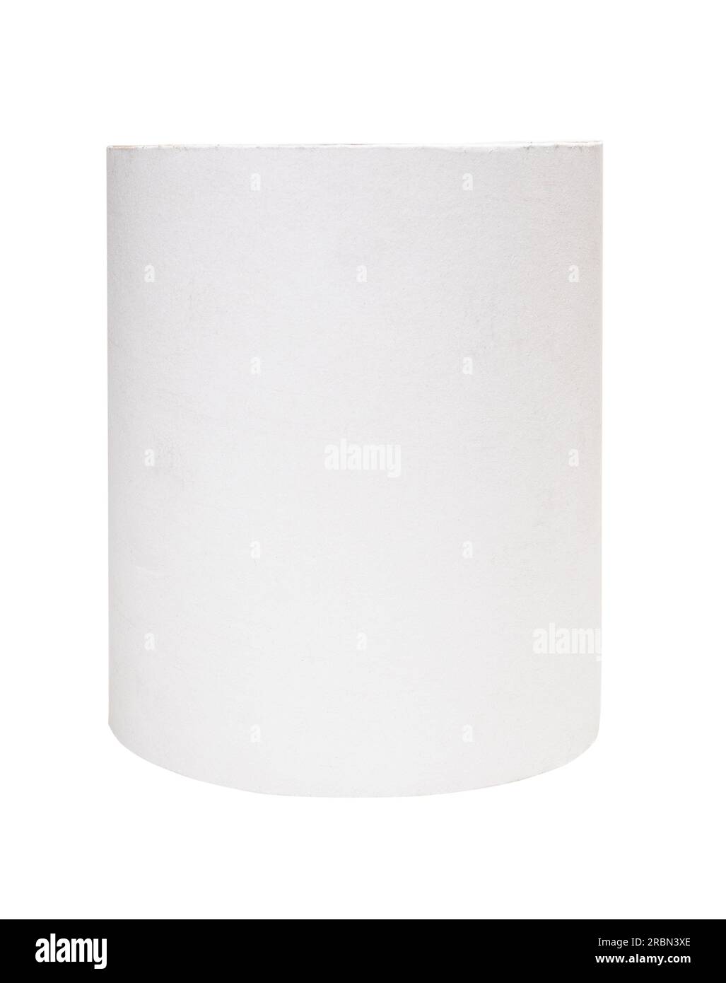 front view of hand-crafted from paper cylinder three-dimensional ...