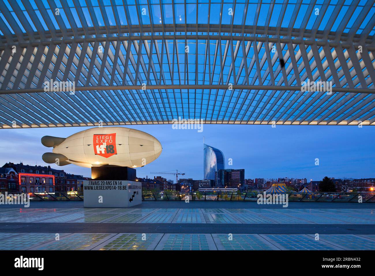 Liège-Guillemins railway station, Belgium, Liège Stock Photo - Alamy