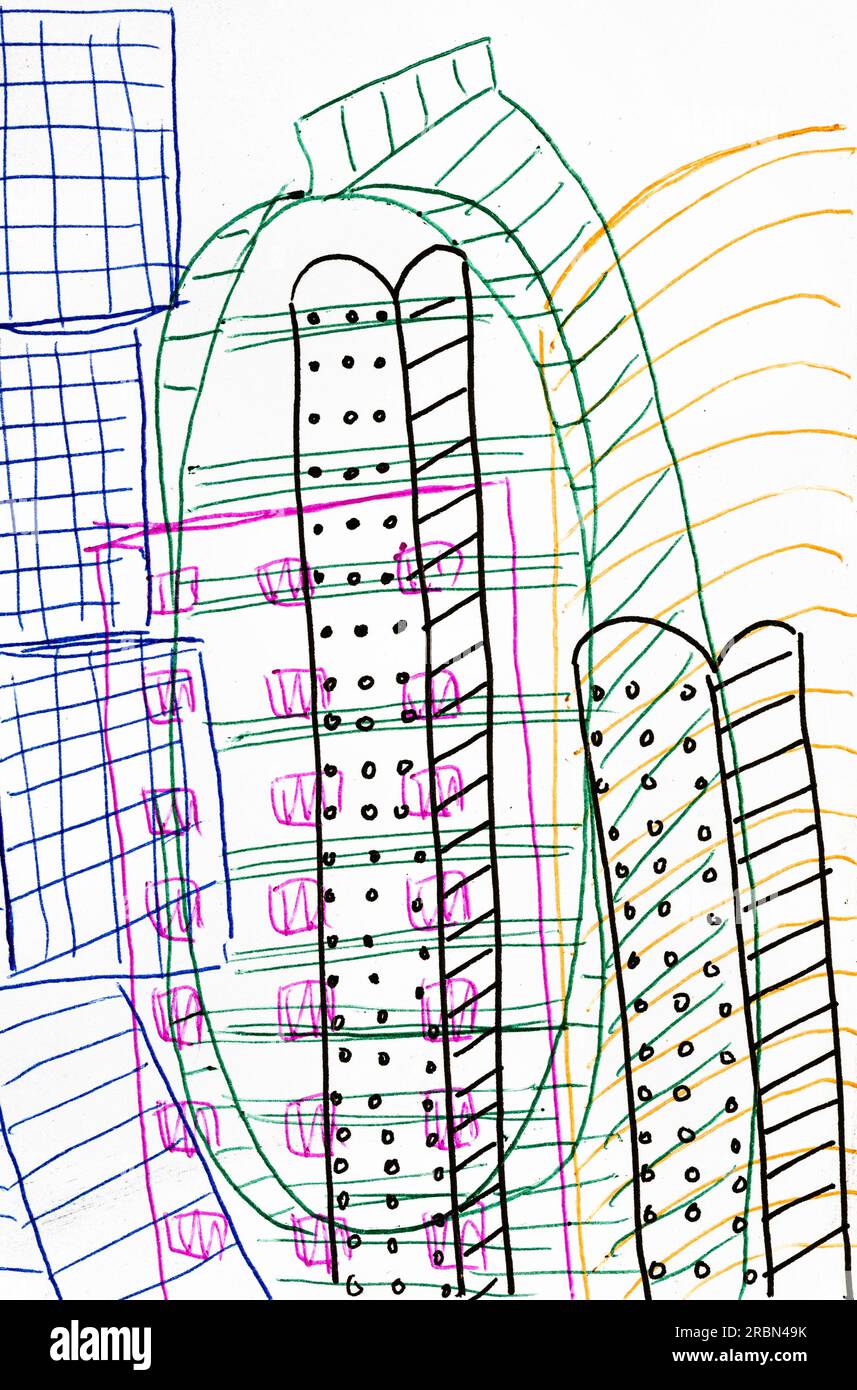 High rise building sketch hi-res stock photography and images - Alamy
