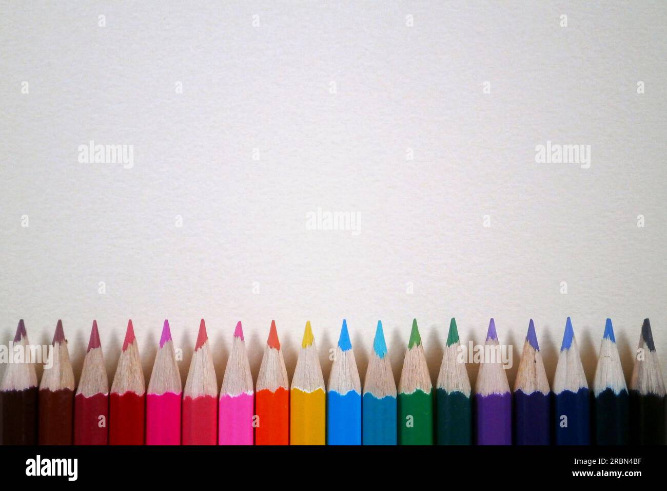 Group of crayons standing hi-res stock photography and images - Alamy