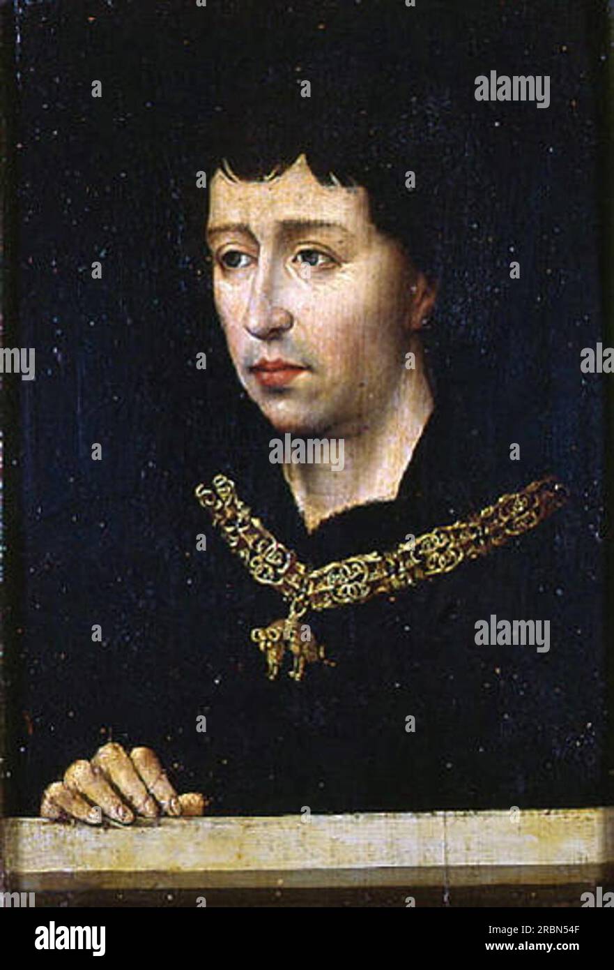 Portrait of Charles the Bold by Rogier van der Weyden Stock Photo - Alamy