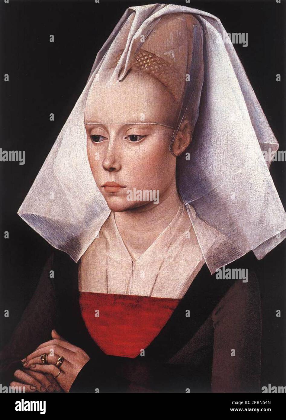 Portrait of a Woman 1464 by Rogier van der Weyden Stock Photo - Alamy
