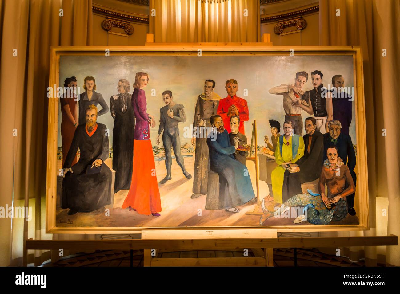 Sir Francis Rose group portrait of members of the group, Neo-romantics ...