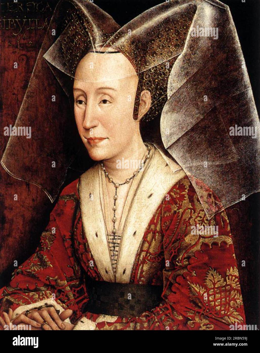 Isabella of Portugal 1450 by Rogier van der Weyden Stock Photo - Alamy