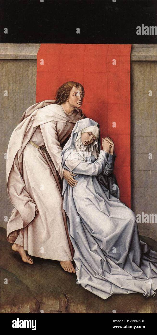 Crucifixion Diptych 1460 by Rogier van der Weyden Stock Photo - Alamy