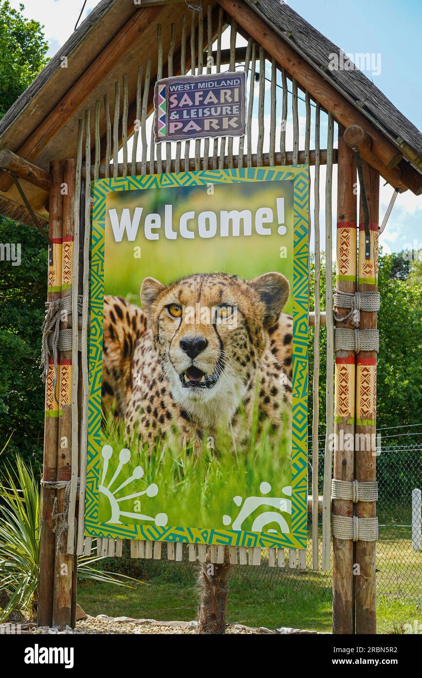 West midlands safari sign hi-res stock photography and images - Alamy