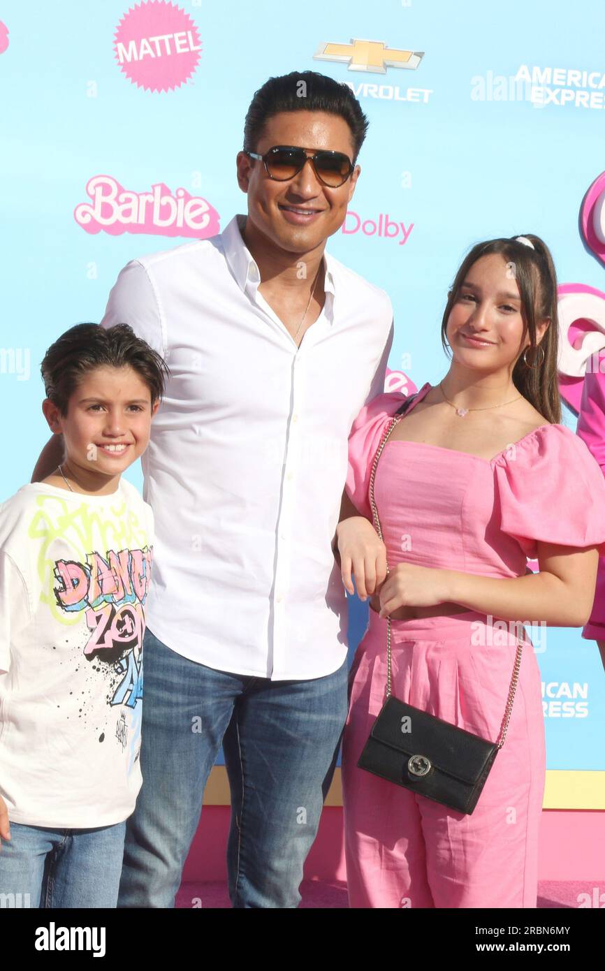 Los Angeles, CA. 9th July, 2023. Dominic Lopez, Mario Lopez, Gia Lopez at arrivals for The ...