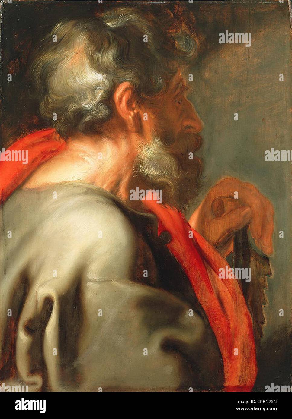 The Apostle Simon by Anthony van Dyck Stock Photo - Alamy