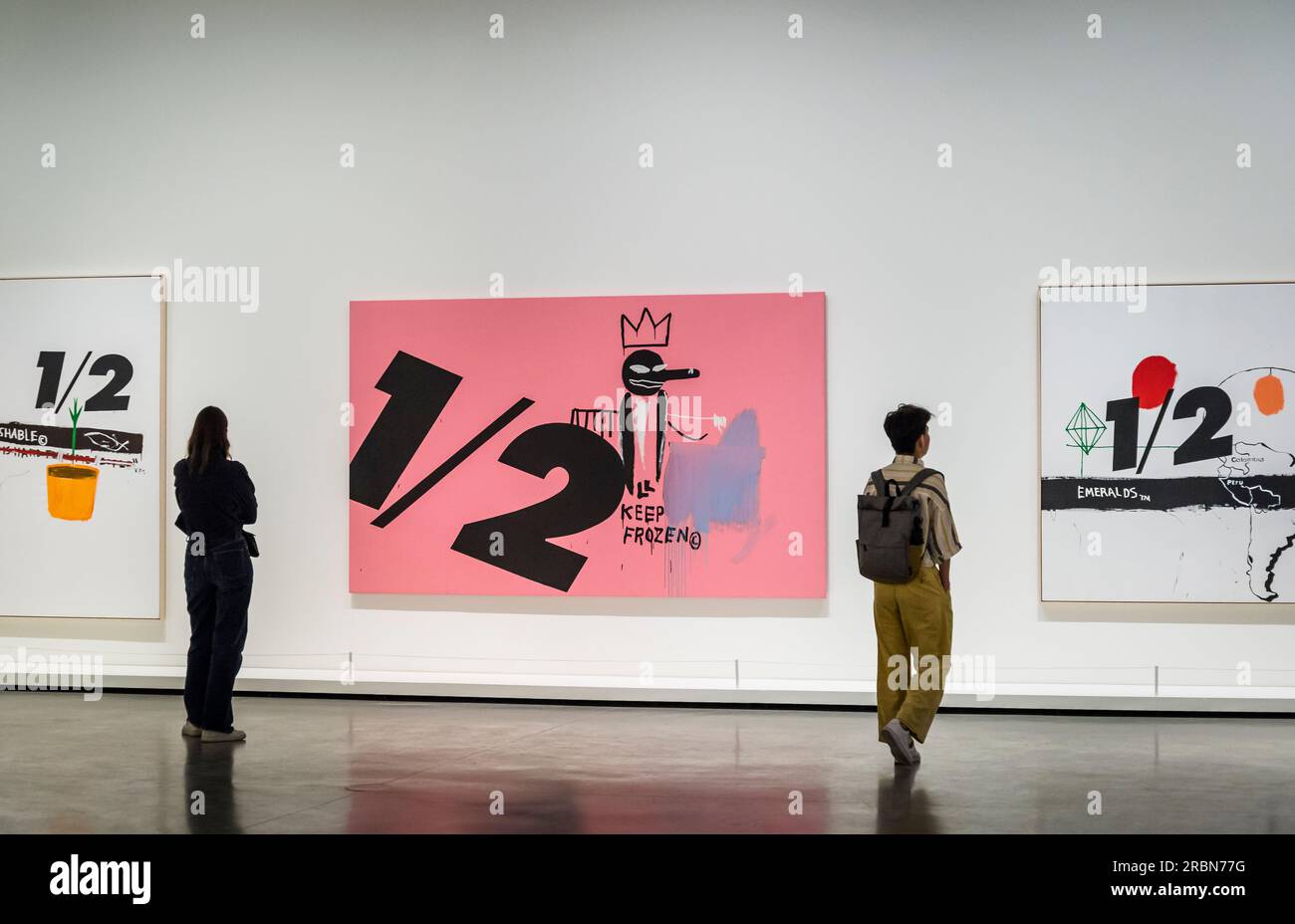 Warhol and Basquiat exhibition exploring the collaboration between the ...
