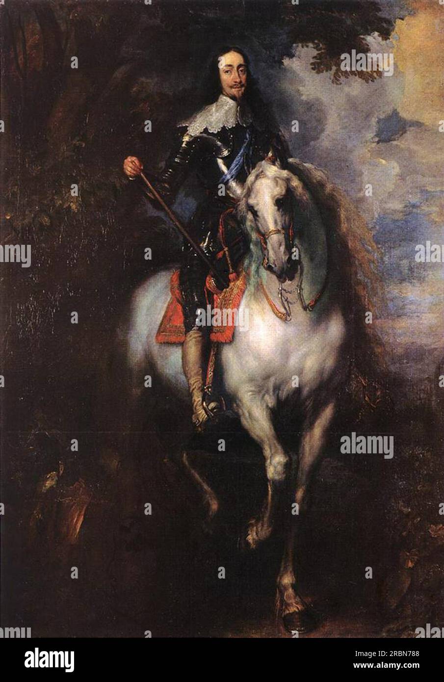 Equestrian Portrait of Charles I, King of England 1640 by Anthony van ...