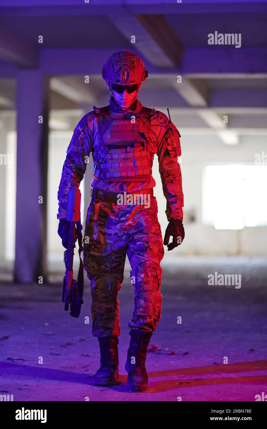 A professional soldier undertakes a perilous mission in an abandoned ...